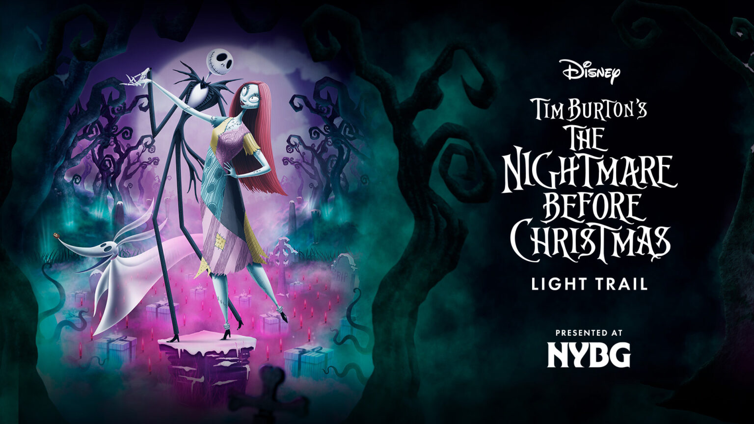 The Nightmare Before Christmas Light Trail
