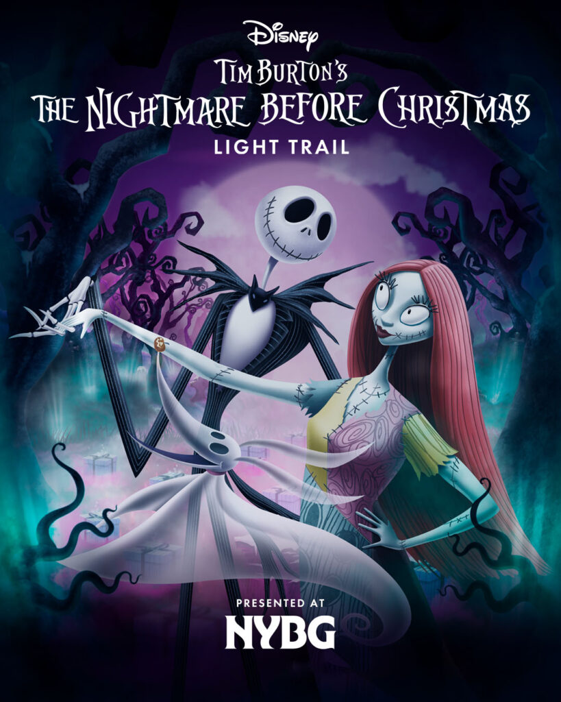 The Nightmare Before Christmas Light Trail